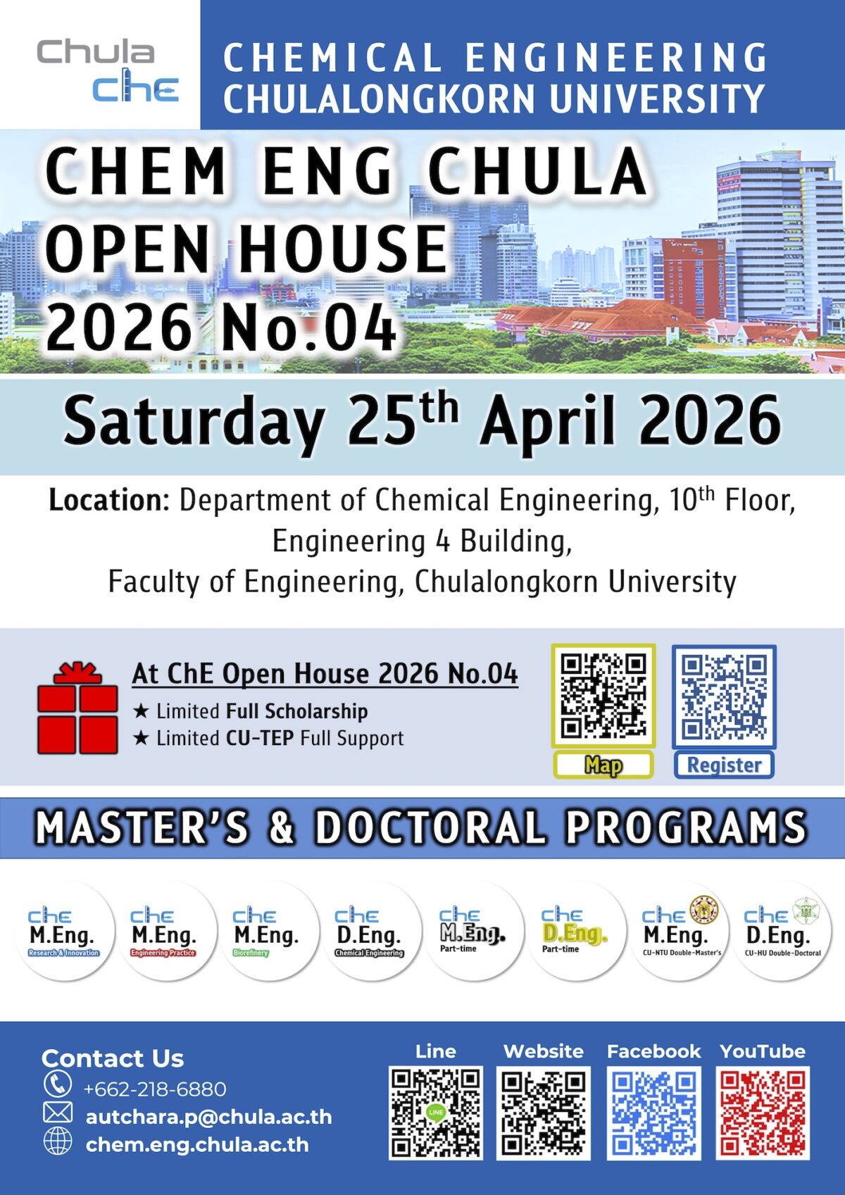 CHEMICAL ENGINEERING – DEPARTMENT OF CHEMICAL ENGINEERING CHULALONGKORN ...